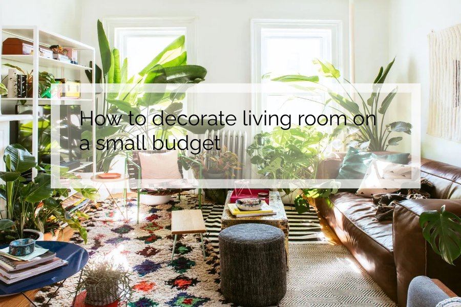 How to decorate living room on a small budget - Arteriorz
